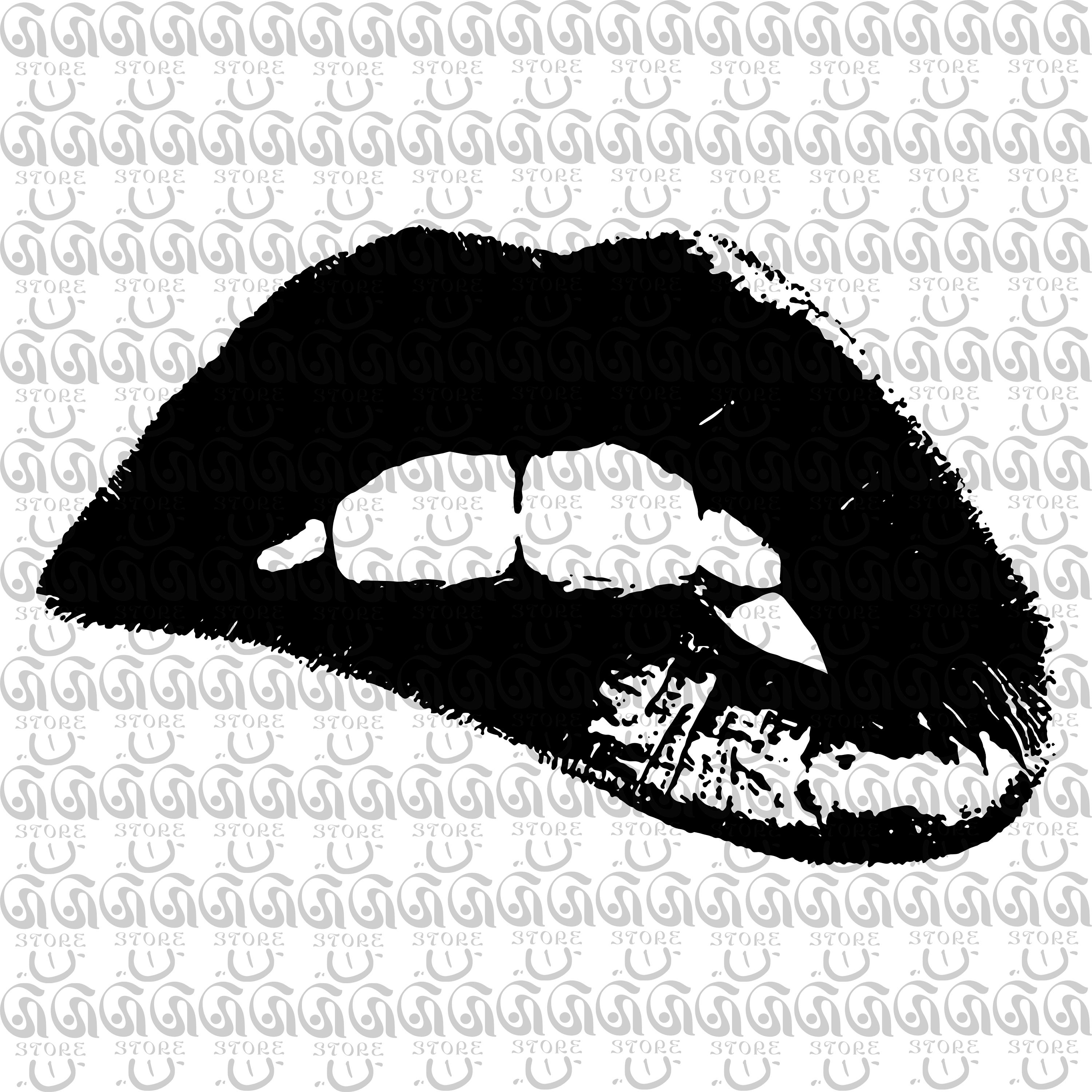 Biting Lips SVG, Kiss SVG, Kiss Me SVG, Love Svg, Valentine's Day Svg ...