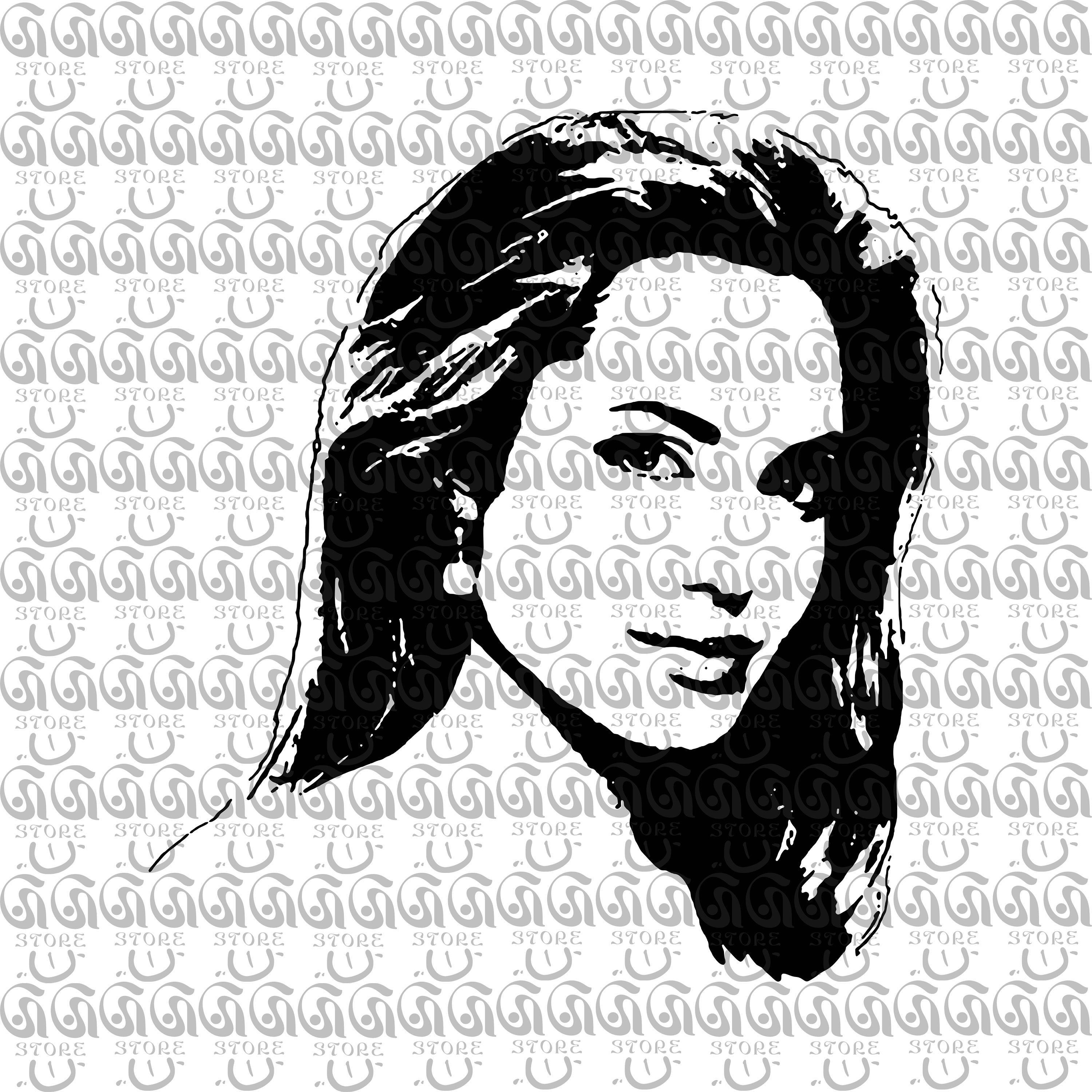 Angelina Jolie, Vector Image, Cricut, Cut, Cutting and Printing, Laser ...