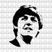 Paul Mccartney, Vector Image, Cricut, Cutting and Printing, Laser ...