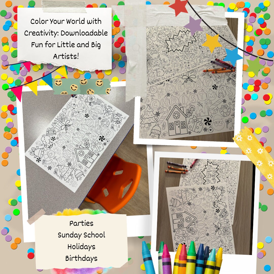 Dinosaur Happy Birthday Placemats Downloadable | Paper Coloring ...