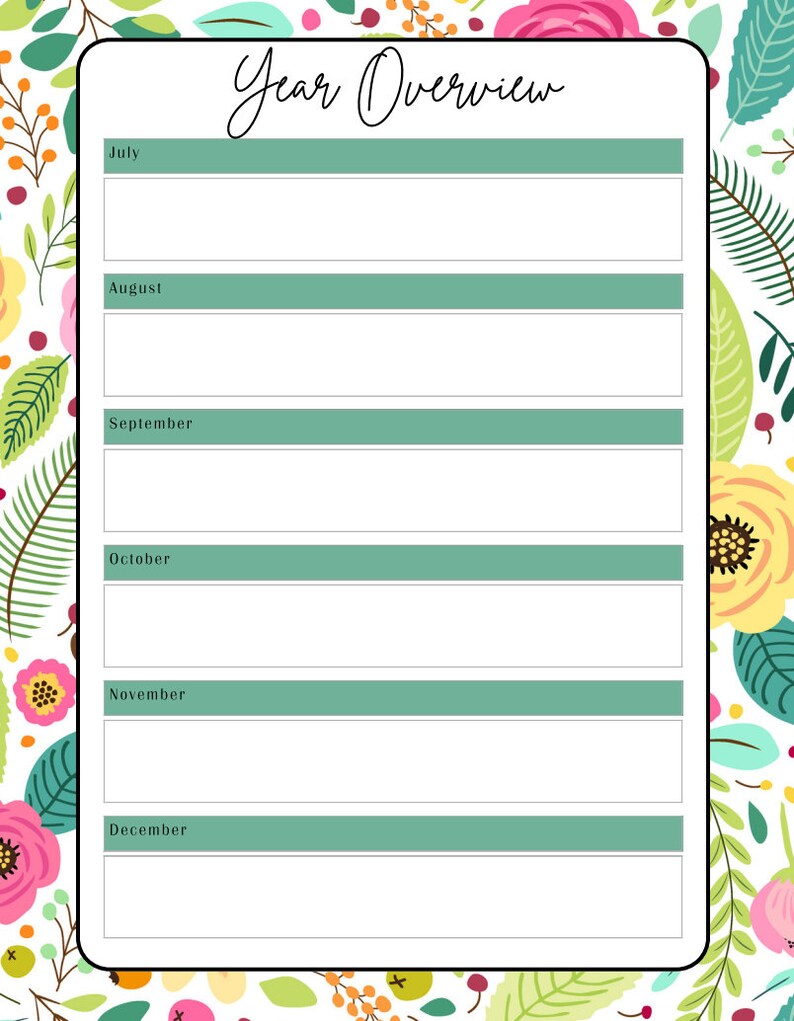 2024 Floral Teacher Digital Planner With Student Tracking/ Lesson and ...