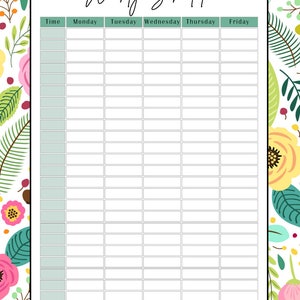 2024 Floral Teacher Digital Planner With Student Tracking/ Lesson and ...