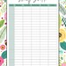 2024 Floral Teacher Digital Planner With Student Tracking/ Lesson and ...