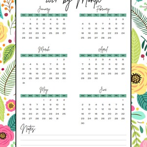 2024 Floral Teacher Digital Planner With Student Tracking/ Lesson and ...