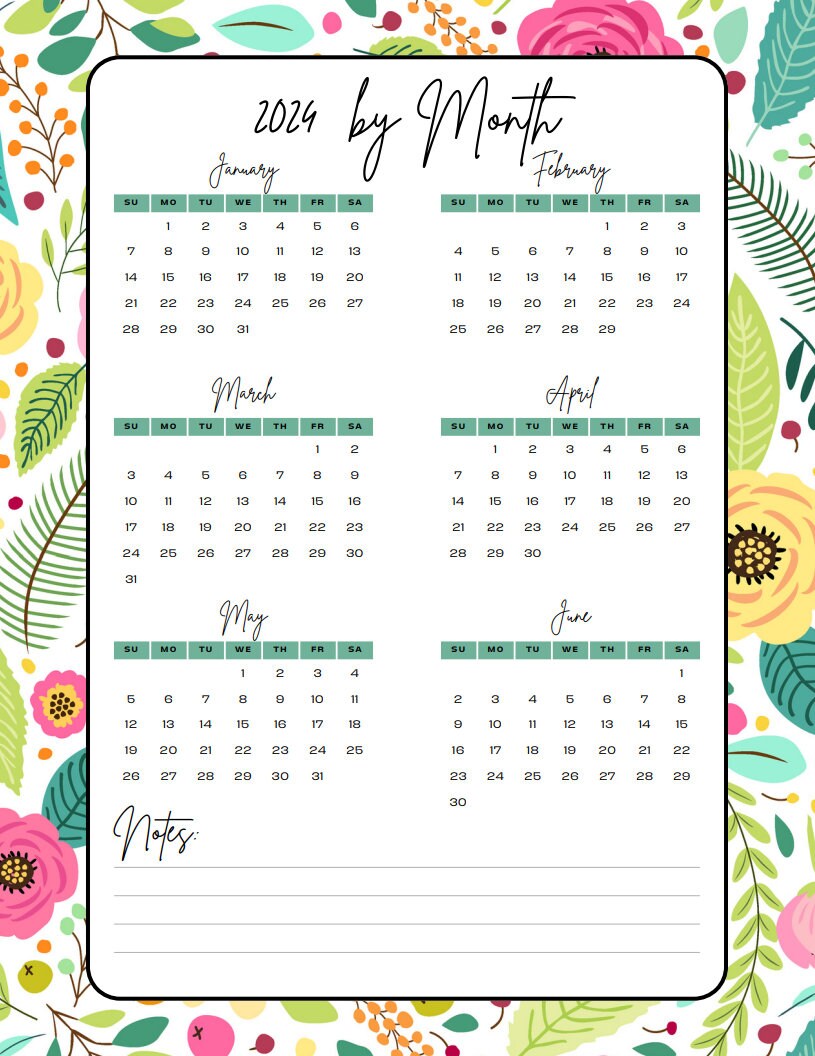 2024 Floral Teacher Digital Planner With Student Tracking/ - Etsy