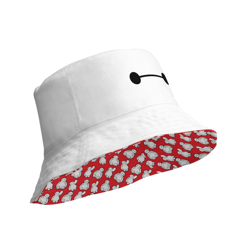 Reversible Baymax Bucket Hat: Big Hero 6 Polyester Hat - Etsy