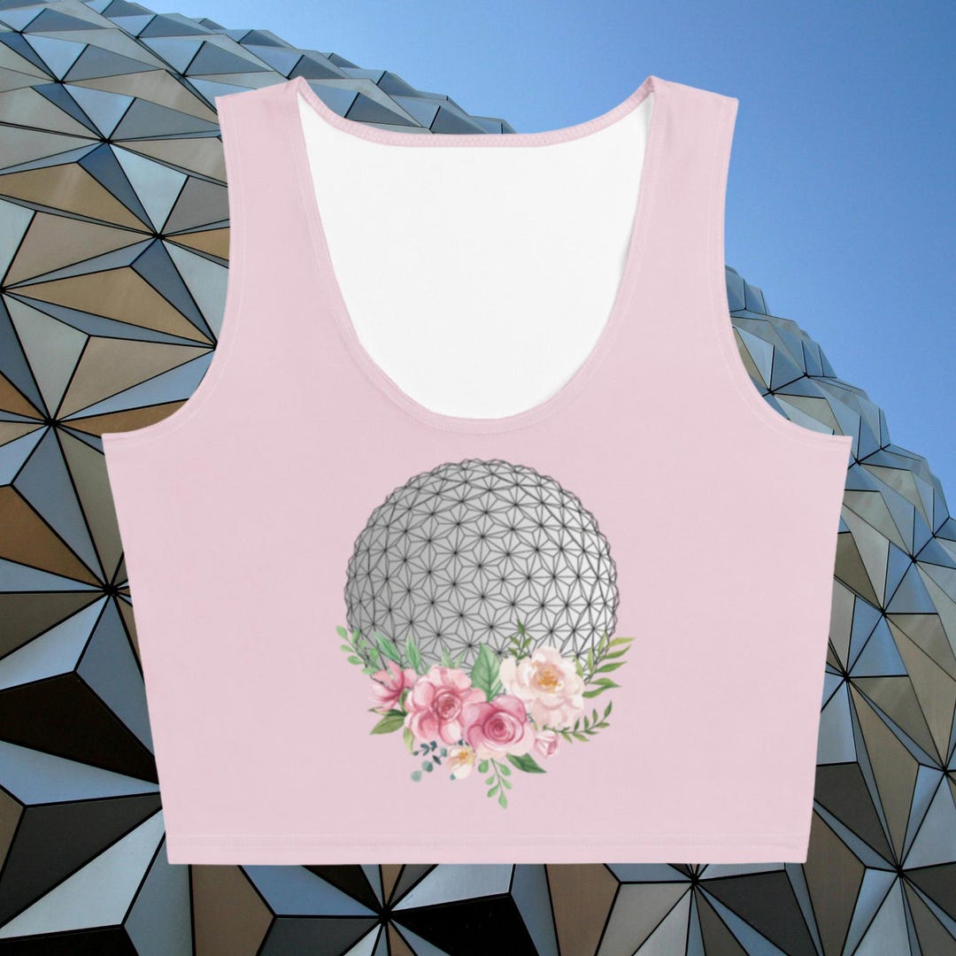 Epcot Spaceship Earth Crop Top: Flower and Garden Festival - Etsy
