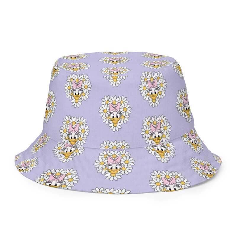 Daisy Duck Reversible Bucket Hat Disney World Disneyland Bounding Park ...
