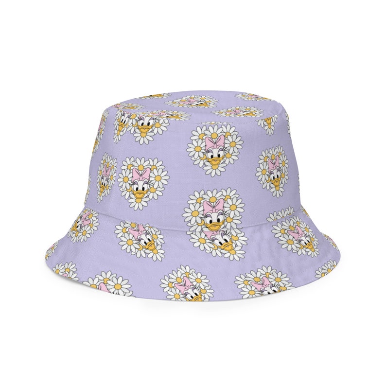 Daisy Duck Reversible Bucket Hat Disney World Disneyland Bounding Park ...