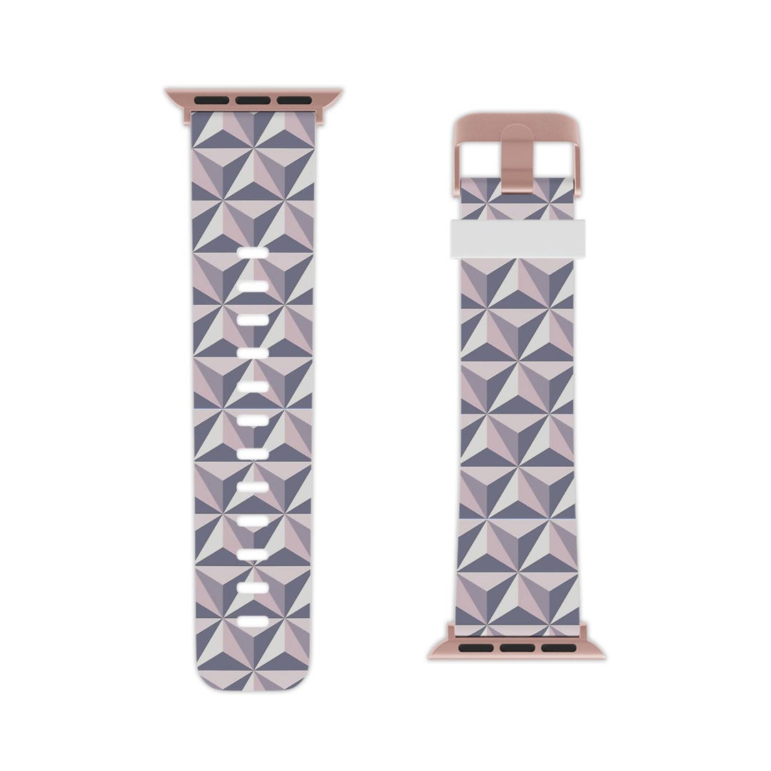 Epcot Spaceship Earth Inspired Geometric Pattern Watch Band, Designed ...