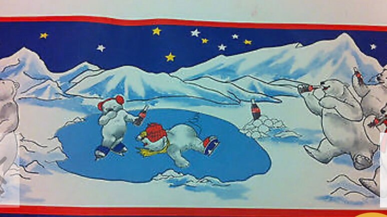 Vintage Coca-cola Wallpaper Border. - Etsy