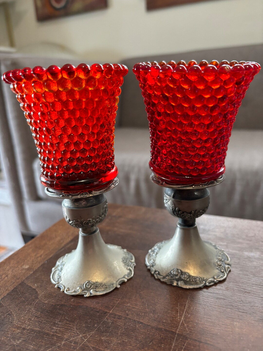 Vintage Brama Silver Candle Stick Holders, Made in England - Etsy