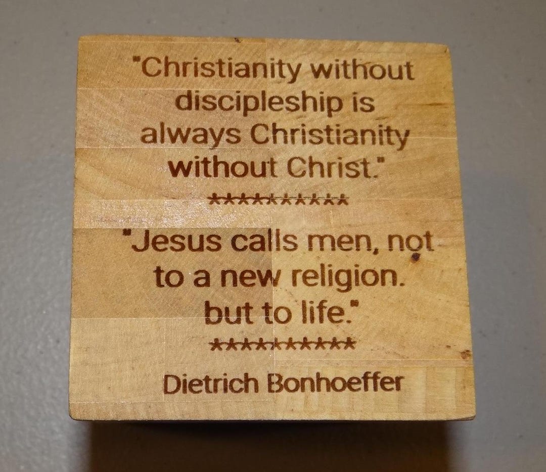 Dietrich Bonhoeffer Famous Quotes Cube - Etsy