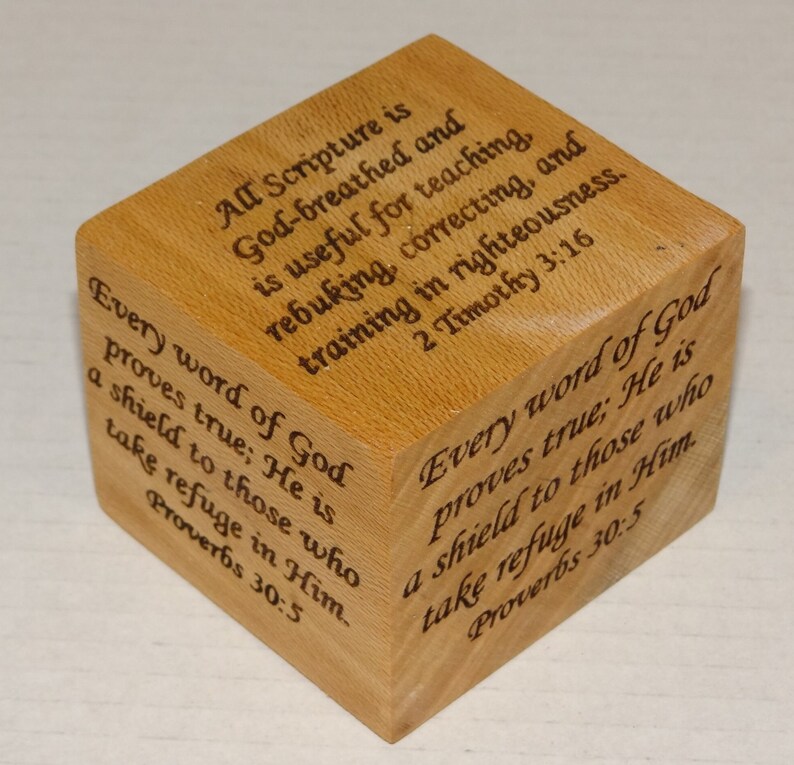 Word of God - Scripture Cube - Etsy