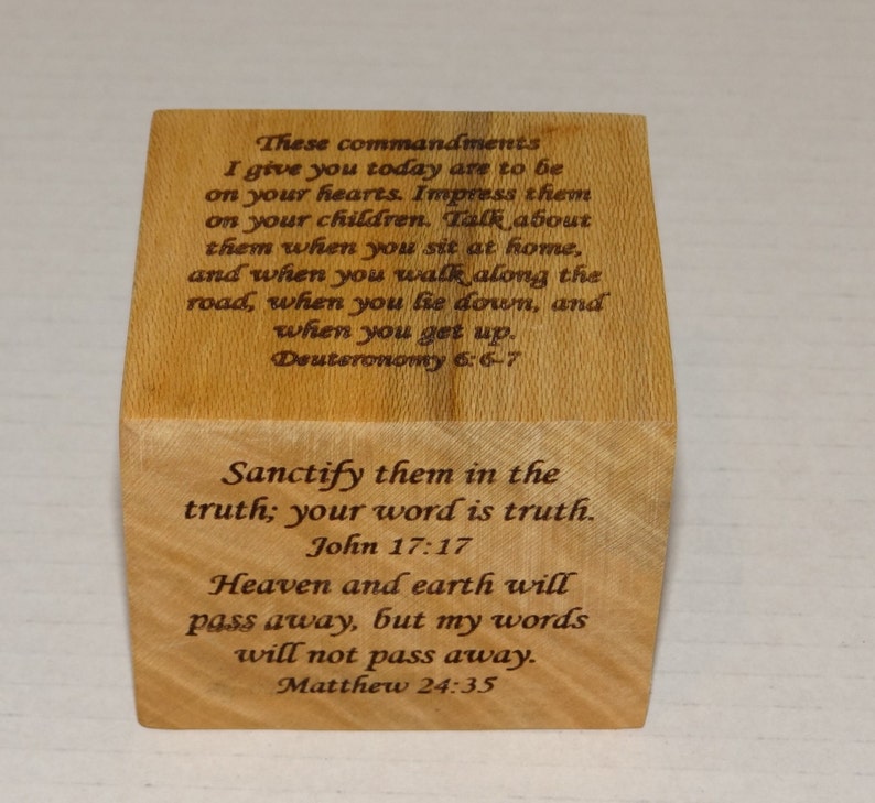 Word of God - Scripture Cube - Etsy