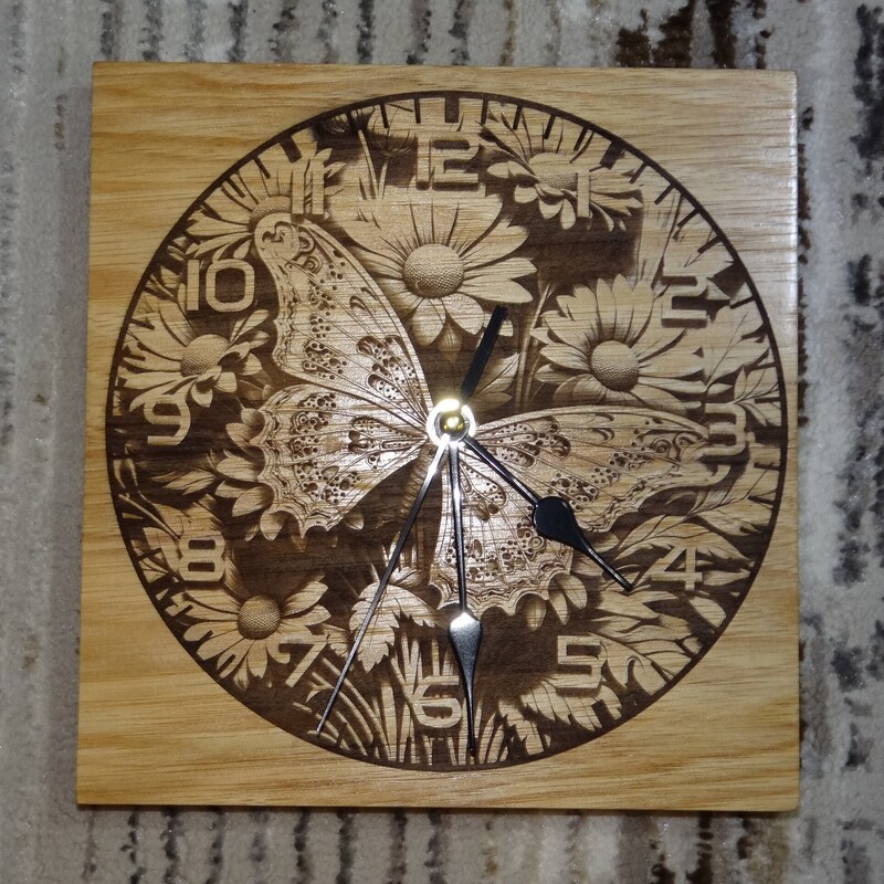 Butterfly Clock - Etsy