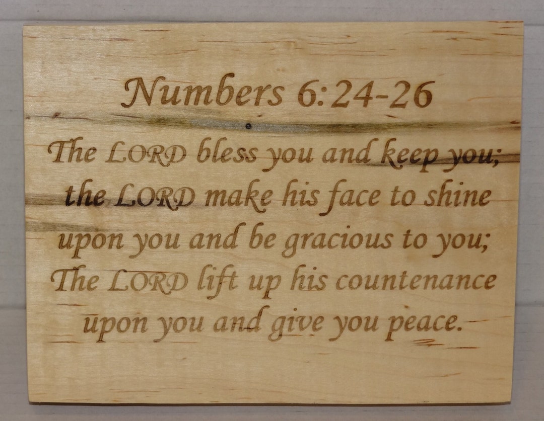 Bible Plaque, Scripture, Old Testament - Etsy