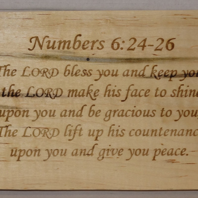 Bible Verse Plaque - Etsy