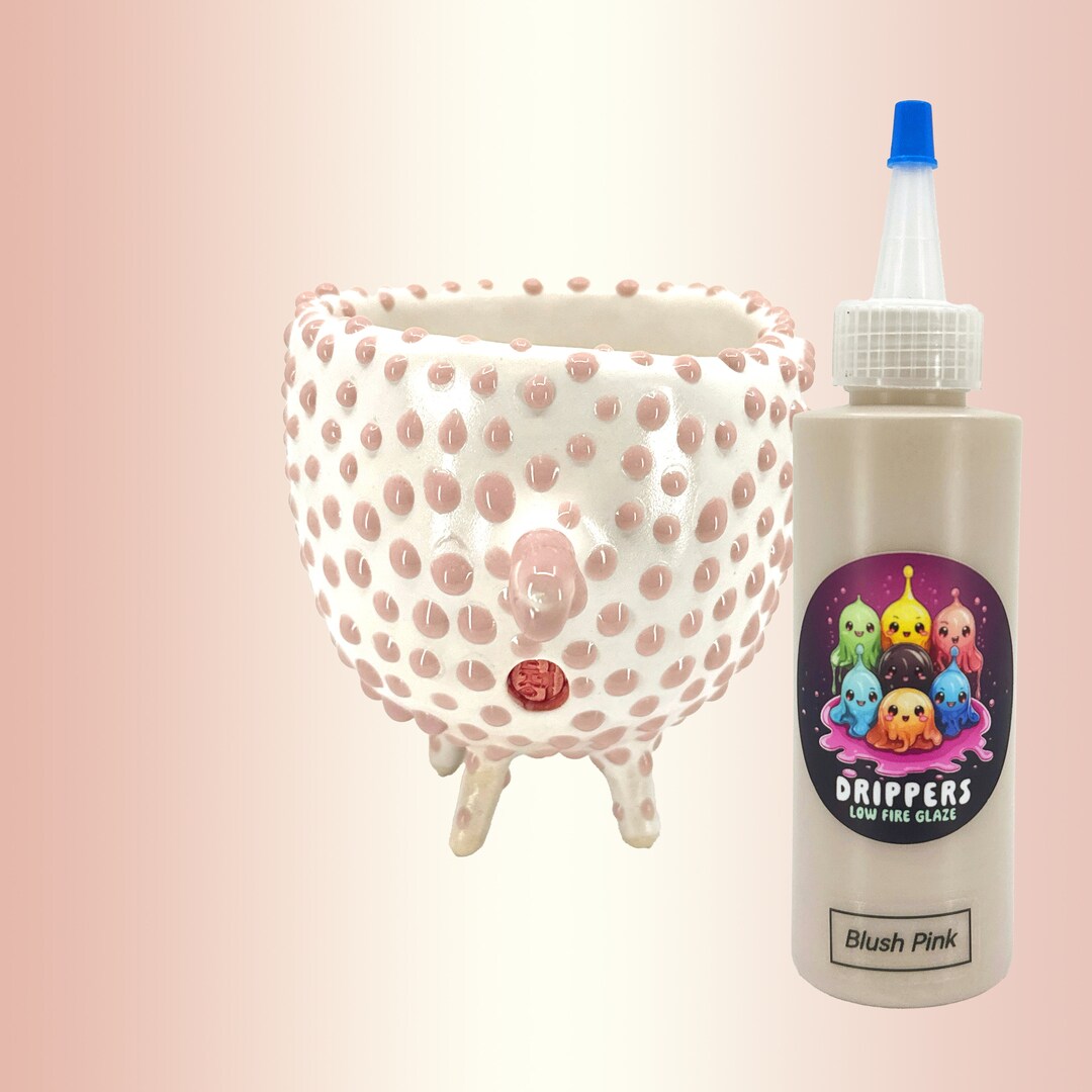 Cone 03/04/05 Lowfire Drippers Gloop Glaze - Blush Pink - Etsy