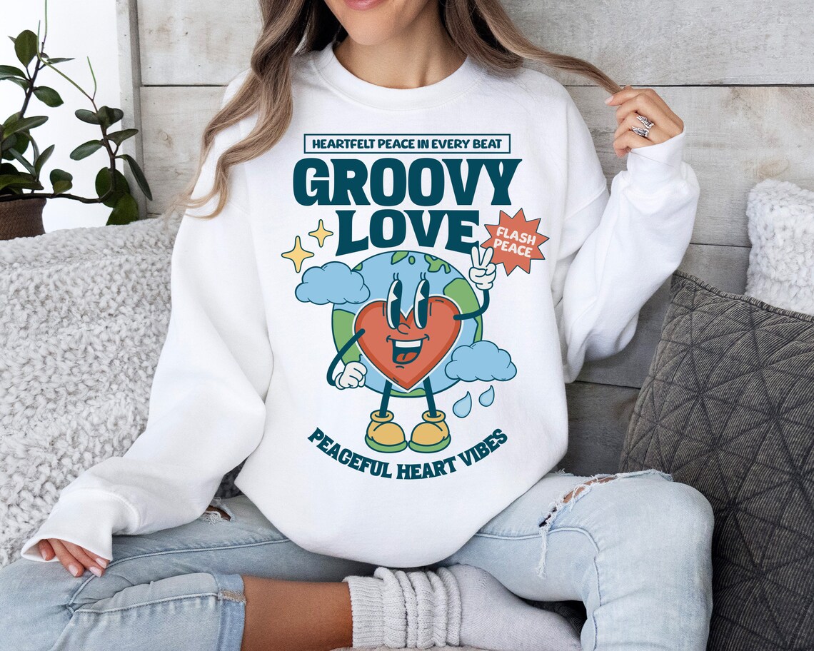 Retro Groovy Characters Bundle SVG PNG, Svg Cut Files for Cricut ...