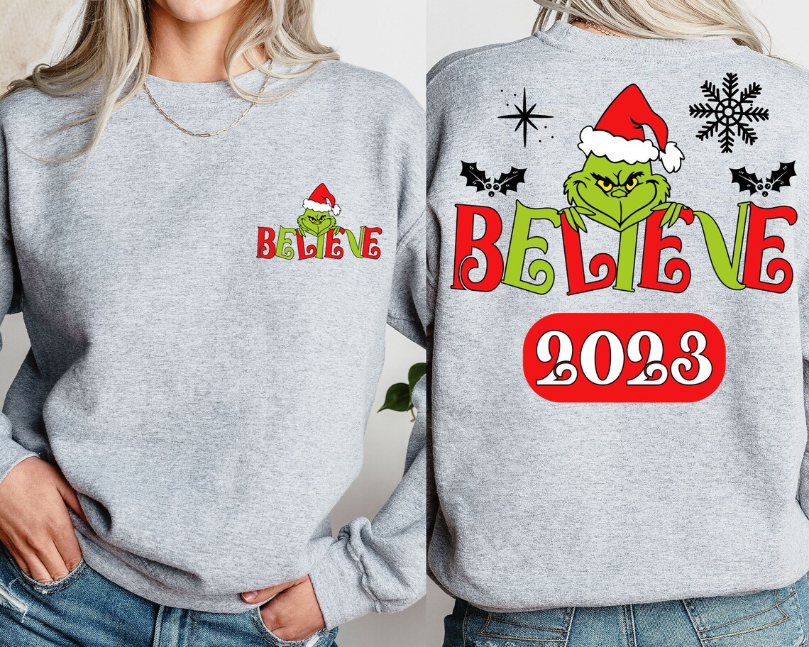 Believe SVG Believe Grinch Christmas Grinch Grinch Decor Grinch Cut ...