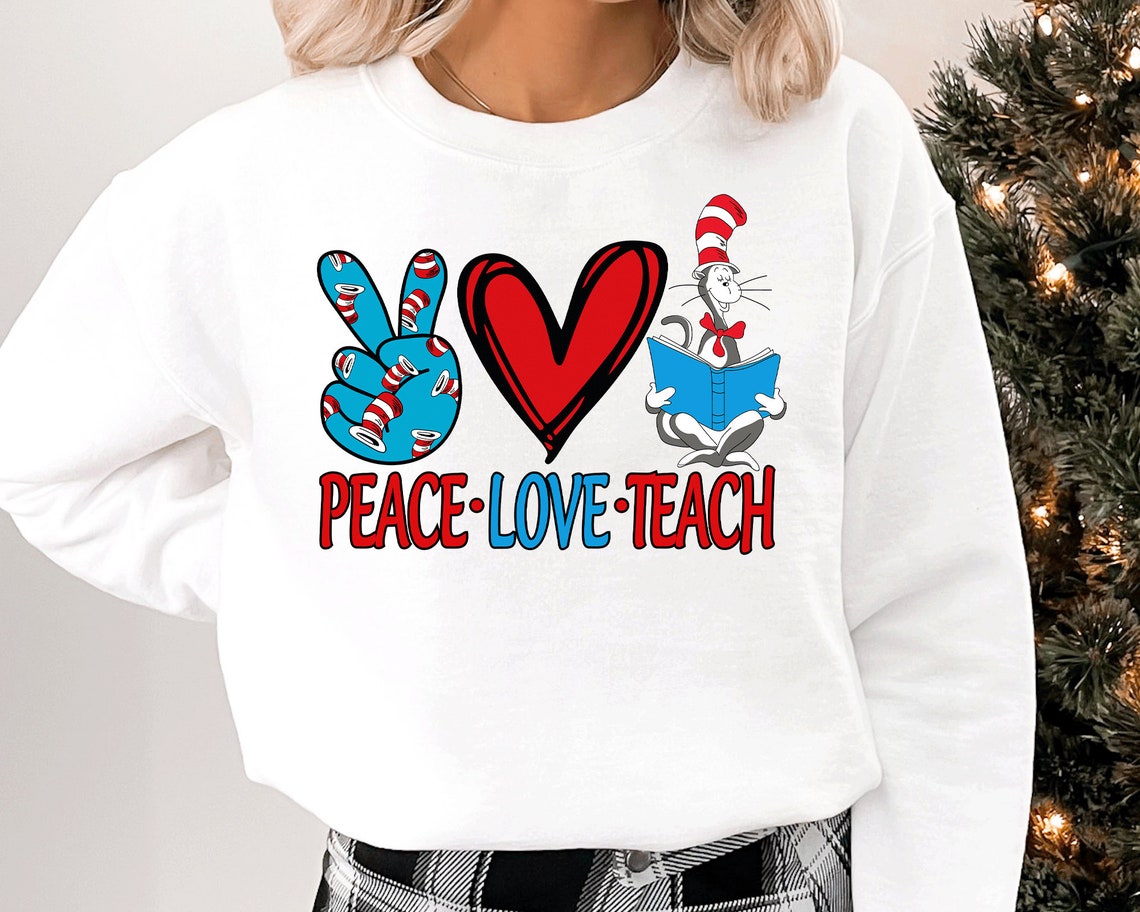 Cat in A Hat PNG, Dr. Suess Png, Dr. Suess Day, Sublimation Print ...