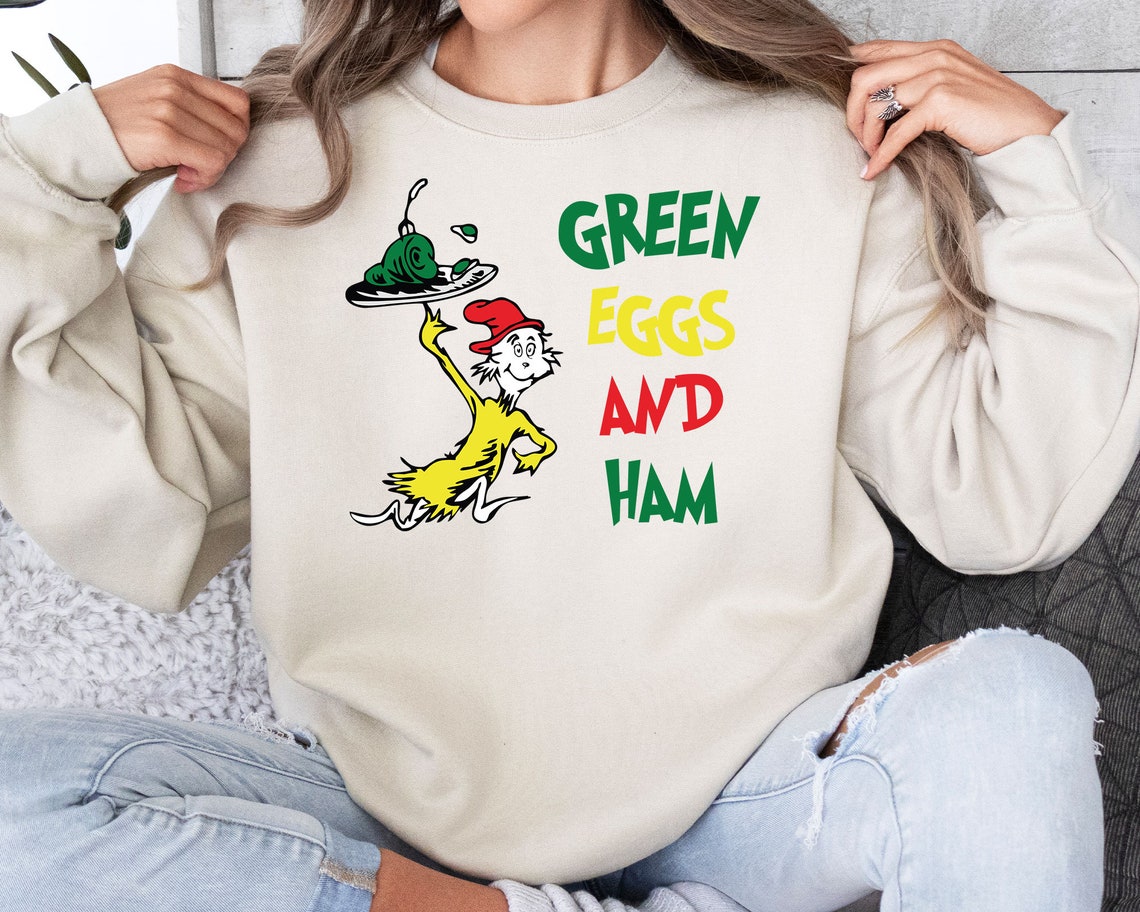 Green Eggs and Ham PNG, Dr. Suess Png, Dr. Suess Day, Sublimation Print ...