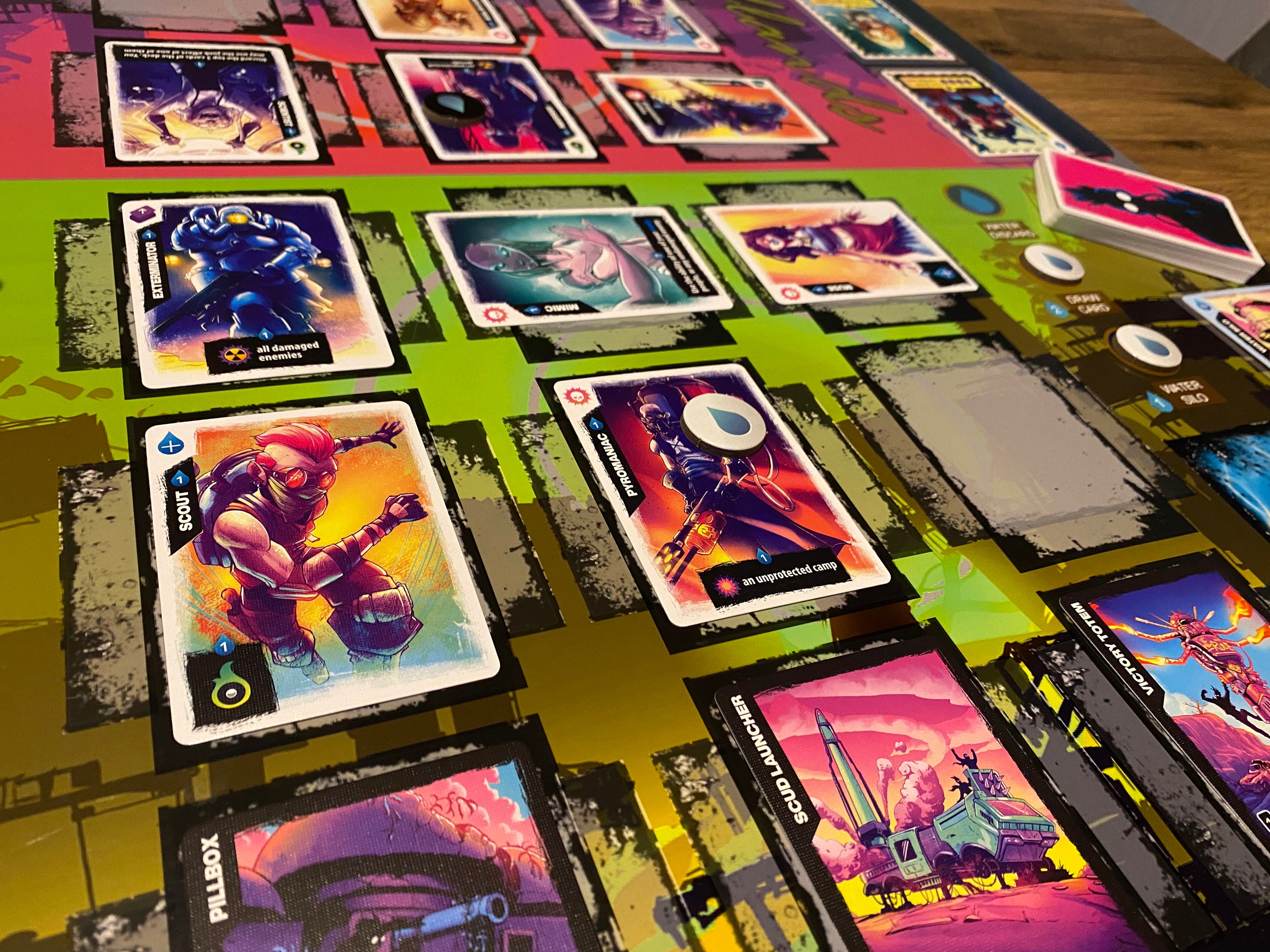 Radlands Compatible Card Game-two Player-printable Game Play Mat Approx ...