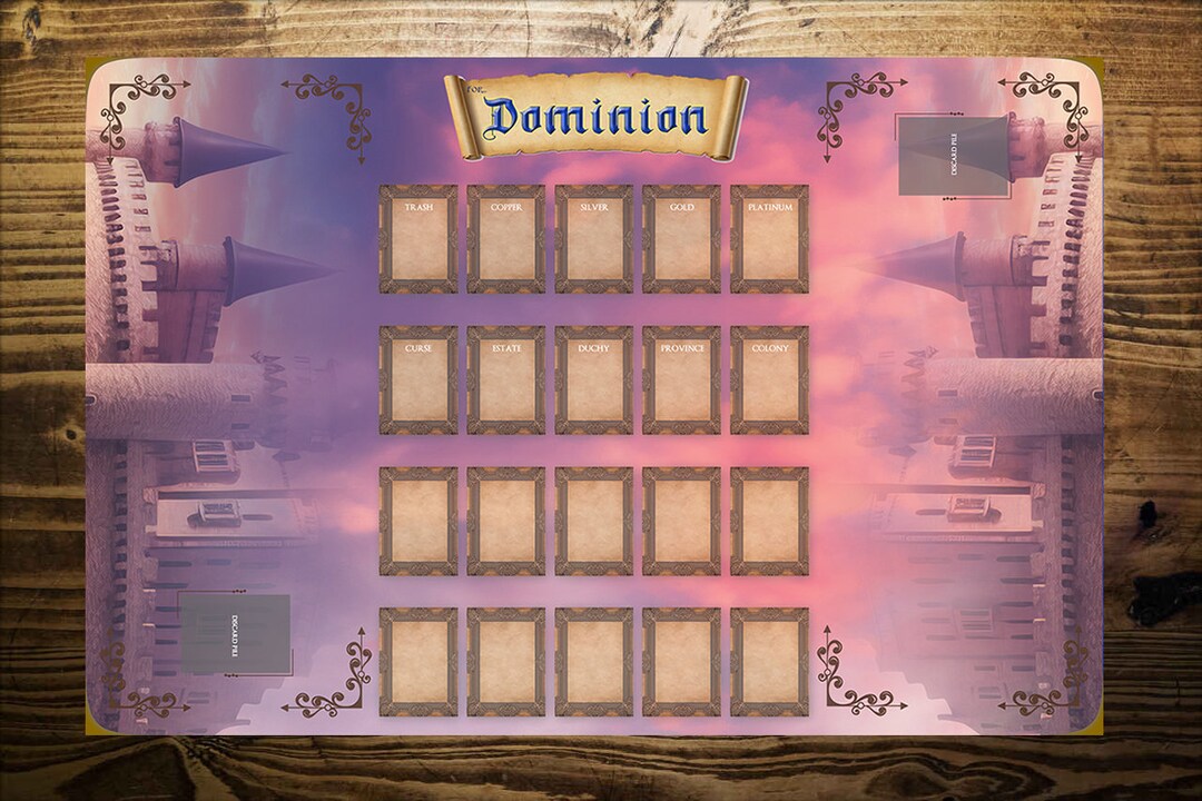 Dominion Table Top Deck Building Card Game - Printable Two Player Game ...