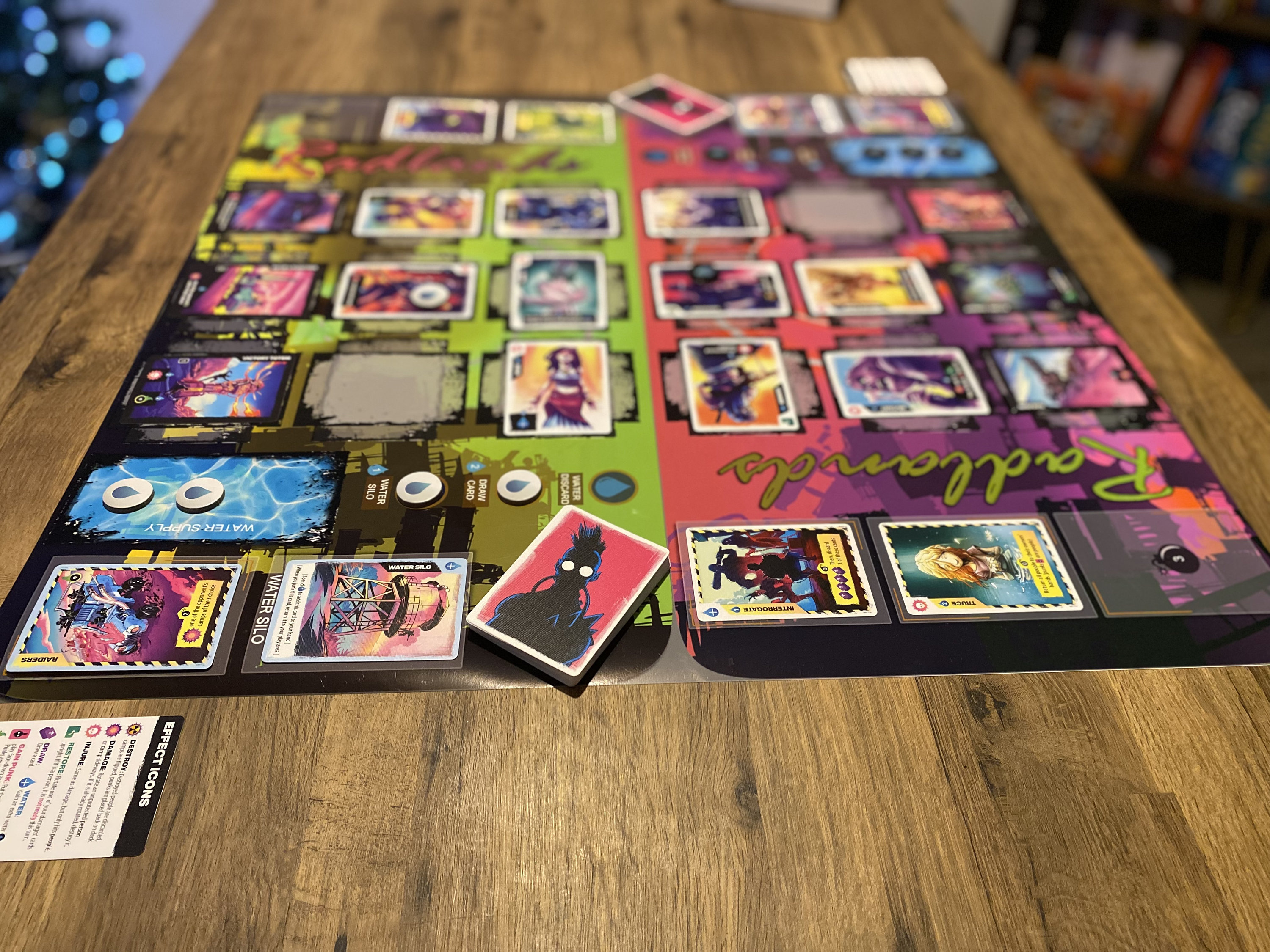 Radlands Compatible Card Game-two Player-printable Game Play Mat Approx ...