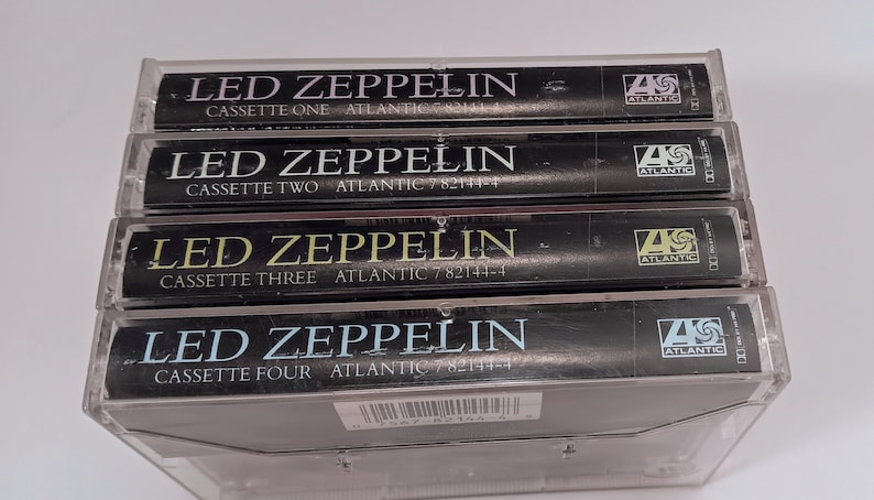 Led Zeppelin Cassette Tapes I-IV 1991 Boxed Set - Etsy