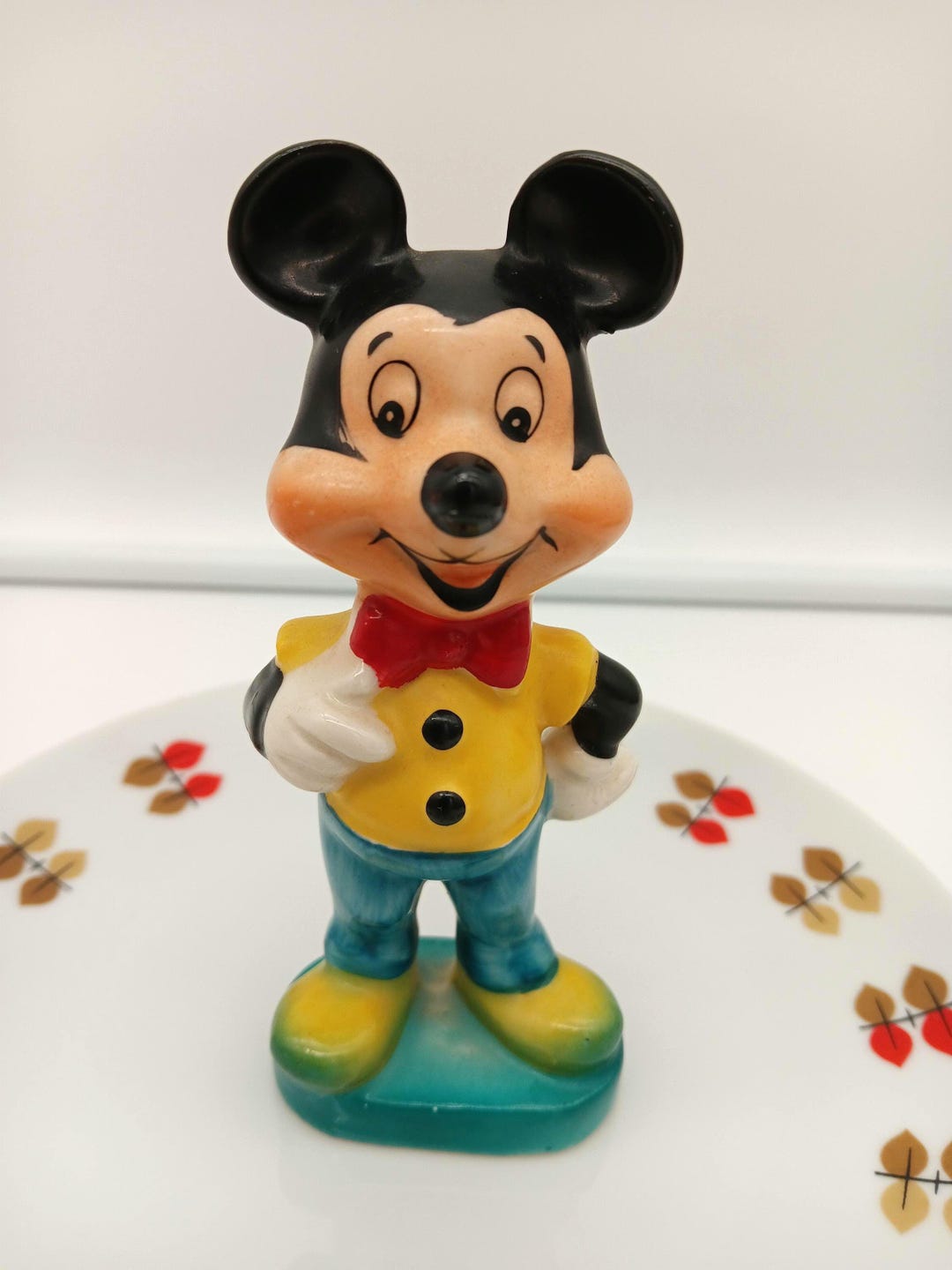Vintage Mickey Mouse 1960 Walt Disney Productions Ceramic Figurine - Etsy