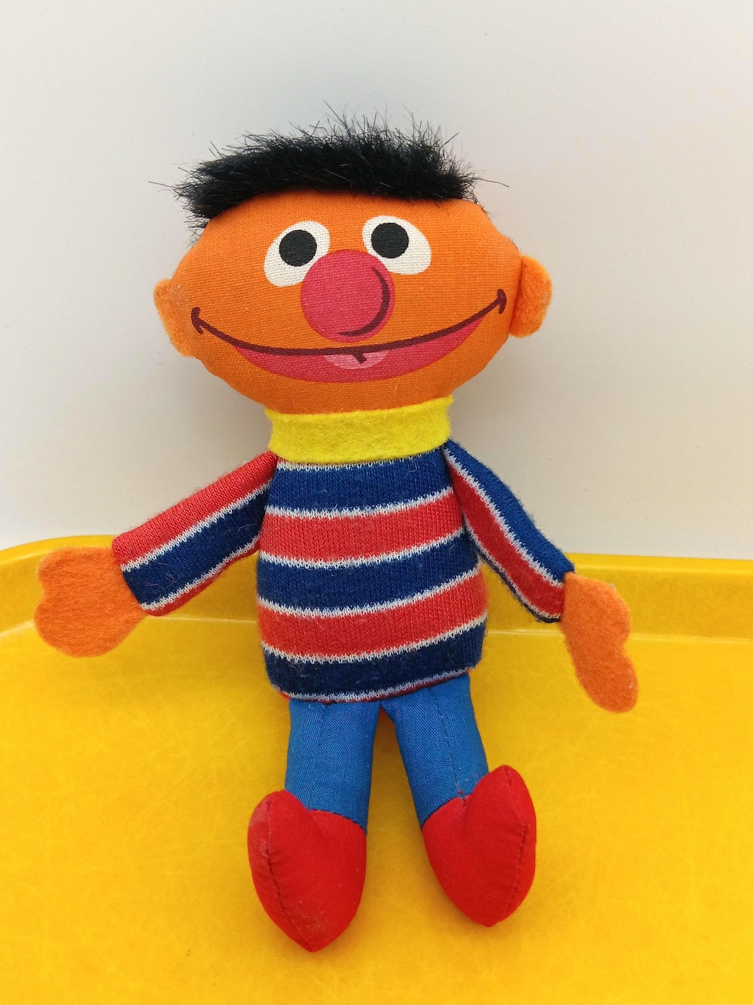 Sesame Street Ernie Plush Doll 1980s Mini Ernie Toy - Etsy