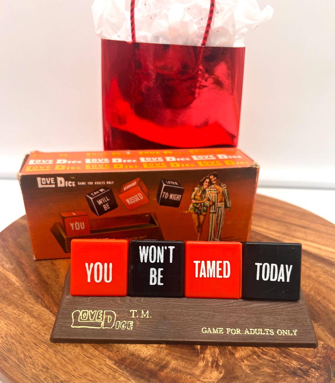 Vintage 1970 Love Dice Game With Original Box Valentines Day Game - Etsy