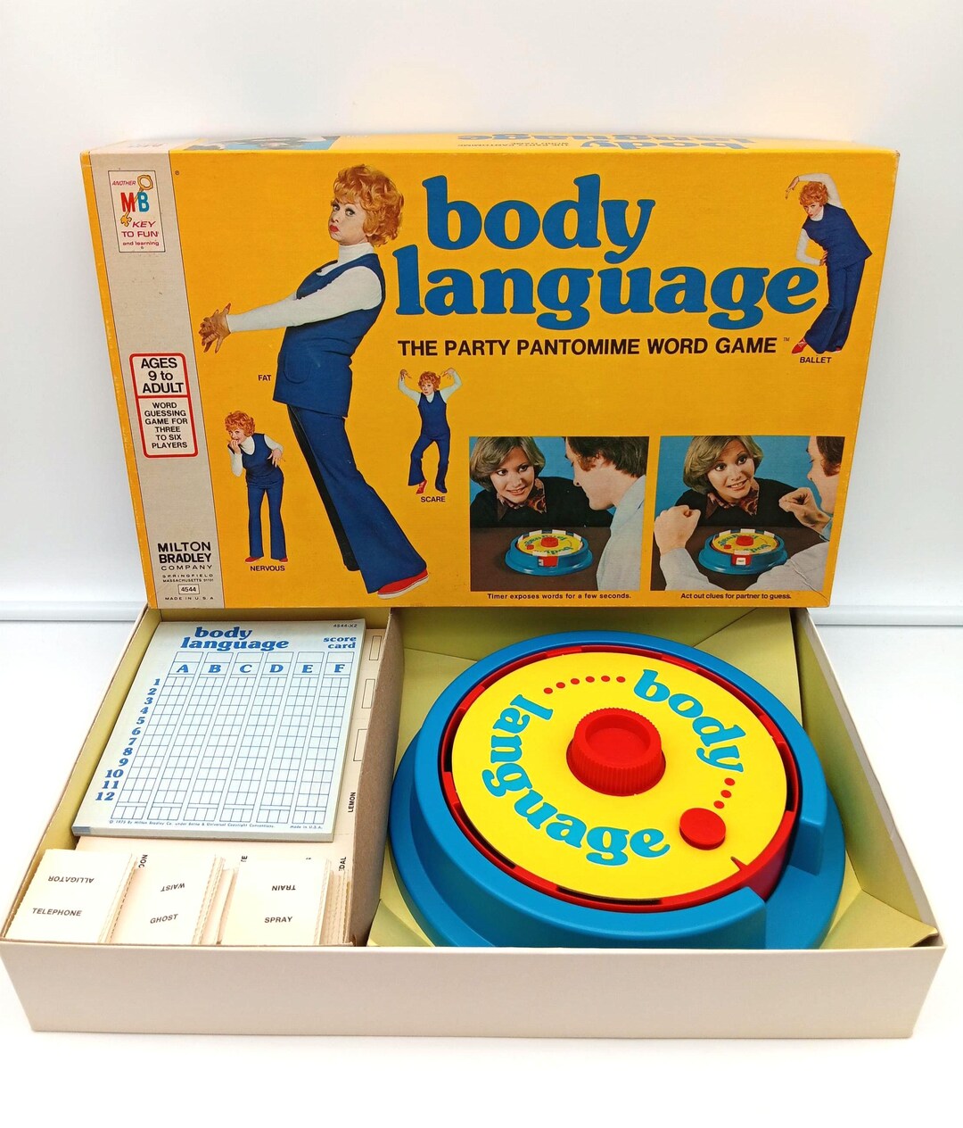 Body Language Board Game 1975 Lucille Ball Pantomime Game Milton ...