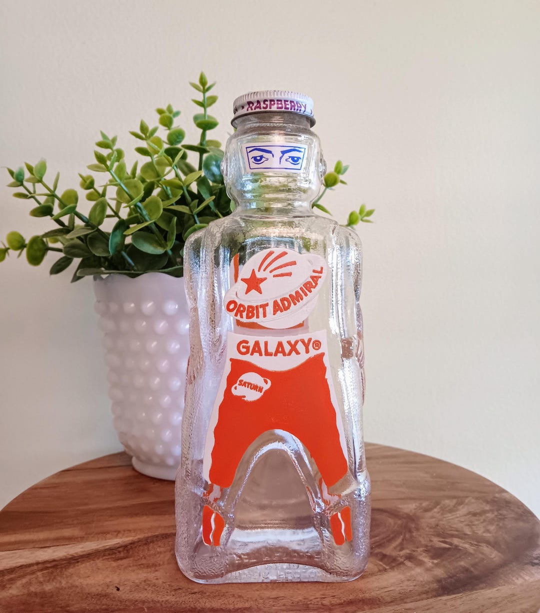 Vintage Galaxy Syrup Bank Bottle Orbit Admiral Orange 1950s - Etsy