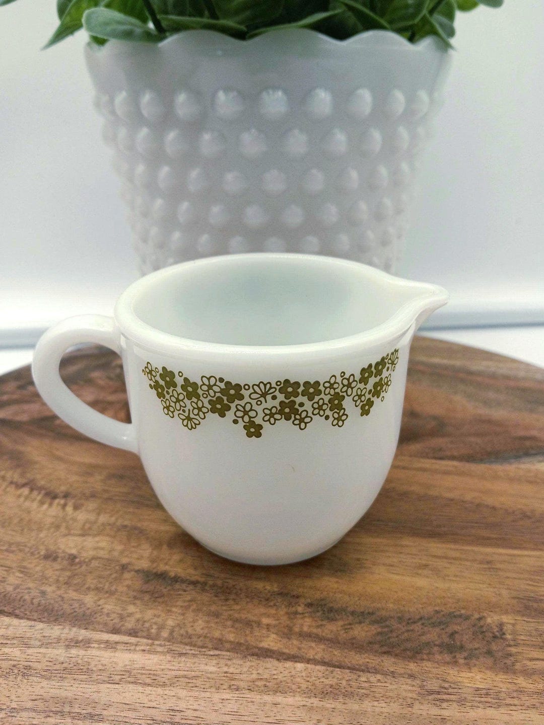 Vintage Pyrex Creamer Pitcher Spring Blossom Crazy Daisy - Etsy