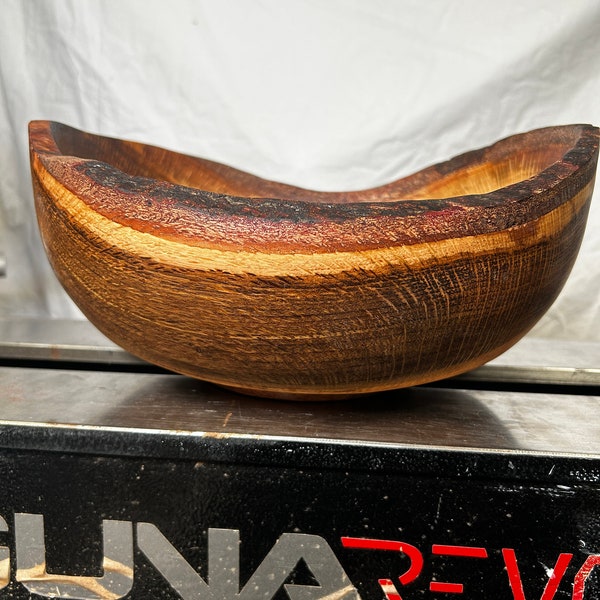 Rustic Wood Bowl - Etsy