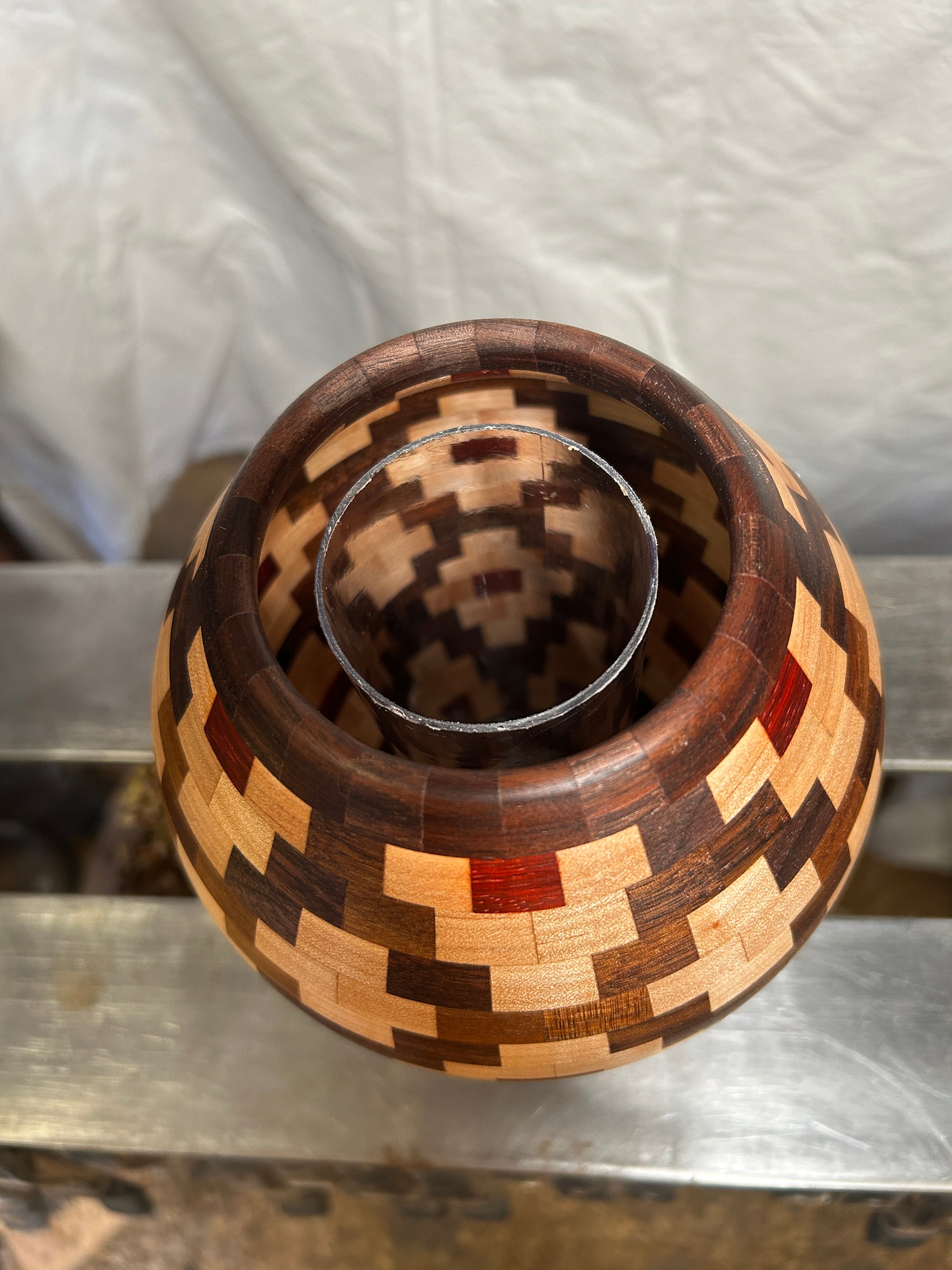 Segmented Wood Vase - Etsy