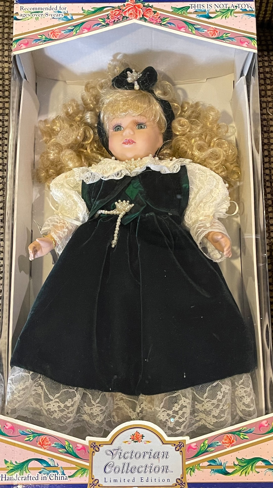 Victorian "limited Collector's Edition" Genuine Porcelain Girl Doll ...