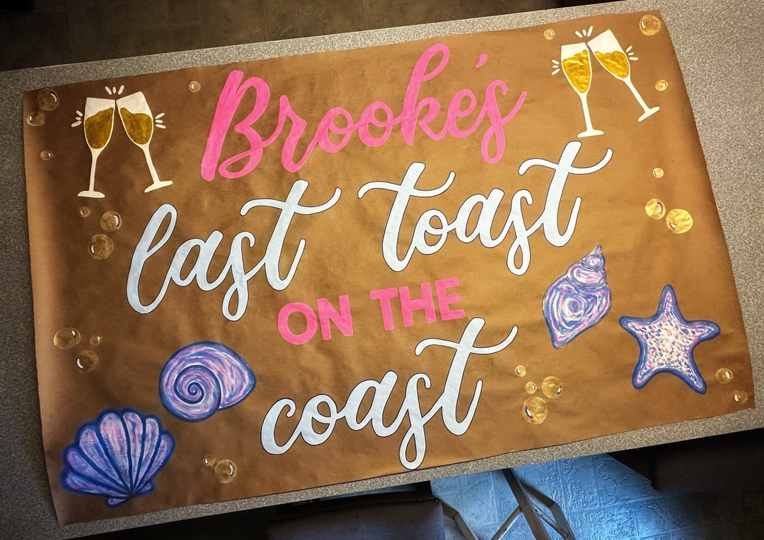 Hand Painted Bachelorette Banner - Etsy