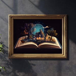 Pop up Book Wall Art, Pop Up, Book Wall Art, Fantasy Book Wall Art ...