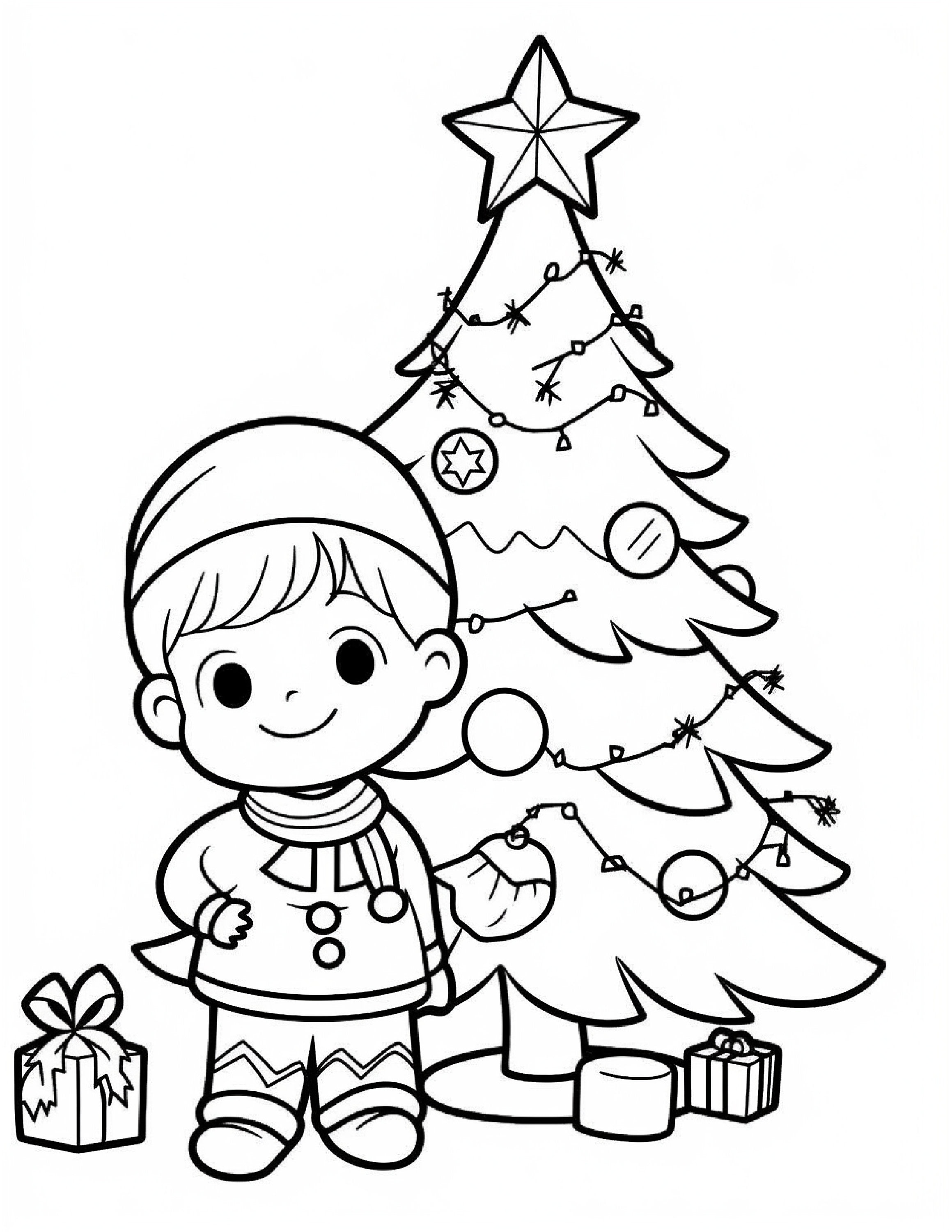 Christmas Coloring Pages for Children - Etsy