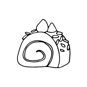 Coloring Pastries Pages for Children - Etsy