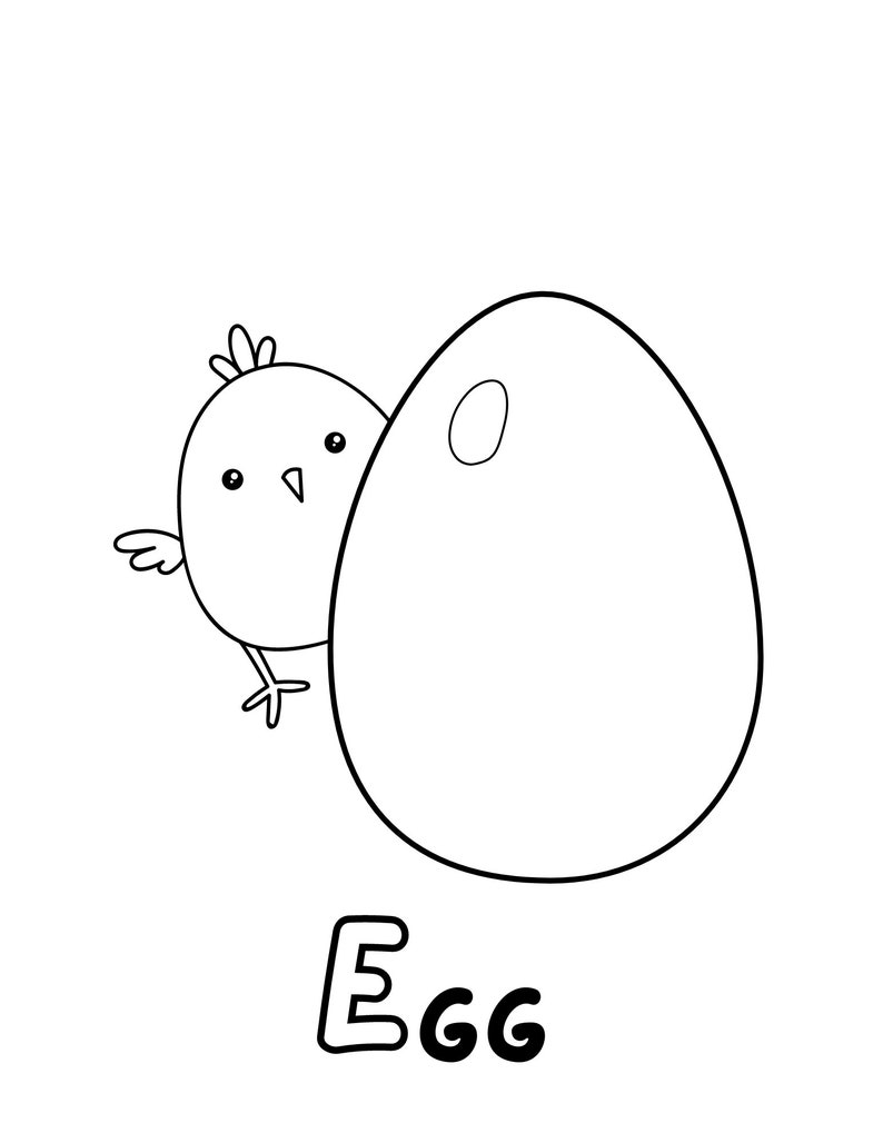 Coloring the Alphabet - Etsy