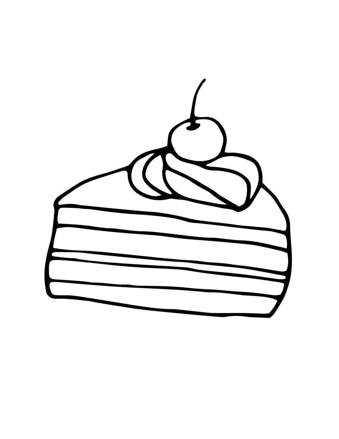 Coloring Pastries Pages for Children - Etsy