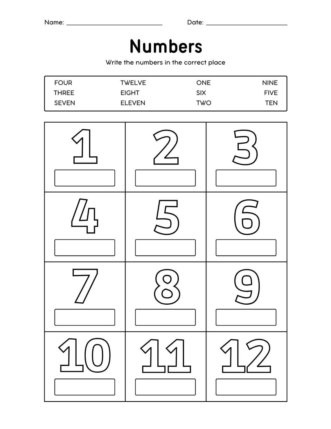 Coloring Pages for Children: Numbers 1-90 - Etsy