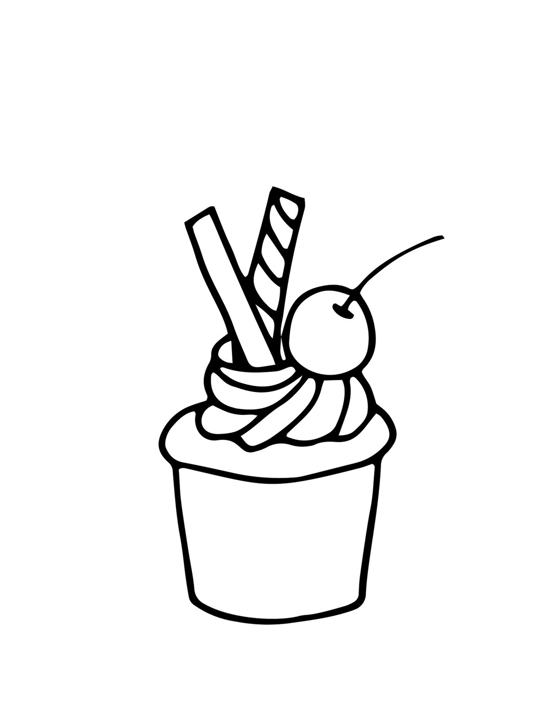 Coloring Pastries Pages for Children - Etsy