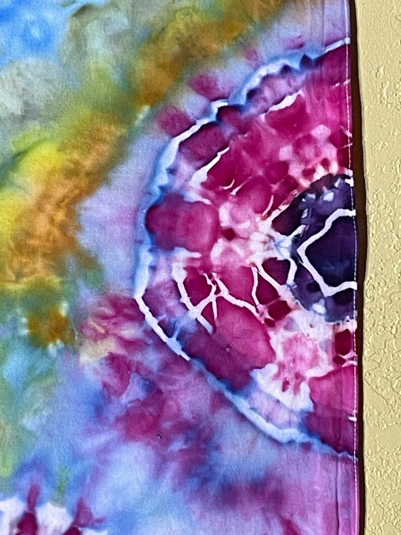 Rainbow Magic Mushroom 55 X 53 Star Heart Tie Dye Tapestry Ice and Snow ...