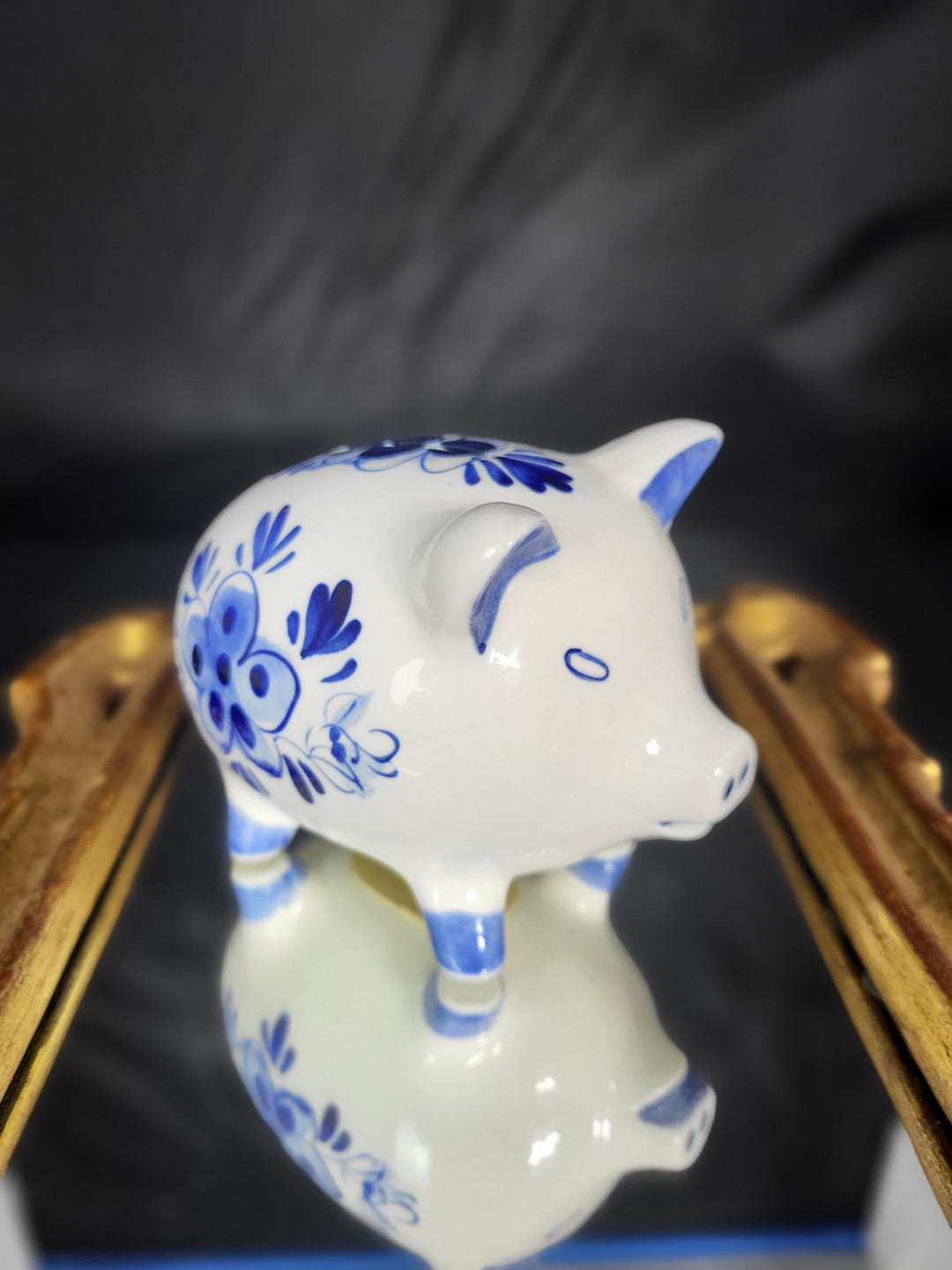Antique Delft Piggy Bank, Hand-painted - Etsy
